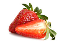 Two Strawberries Free Stock Photo - Public Domain Pictures
