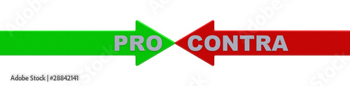 Pro-Contra – Stock-Illustration | Adobe Stock