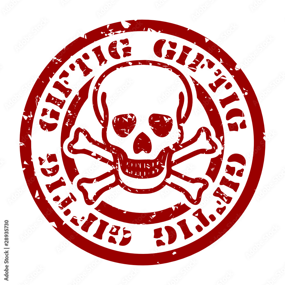 Stempel Totenkopf Giftig I - Stock - GamesAgeddon