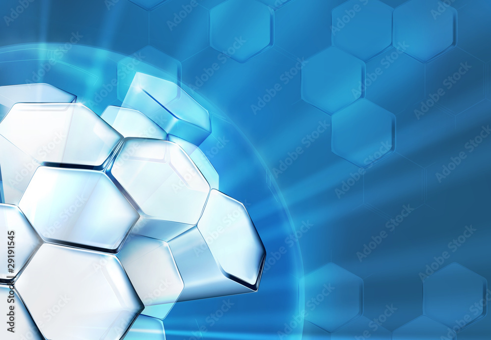Science Background Blue Stock Vector | Adobe Stock