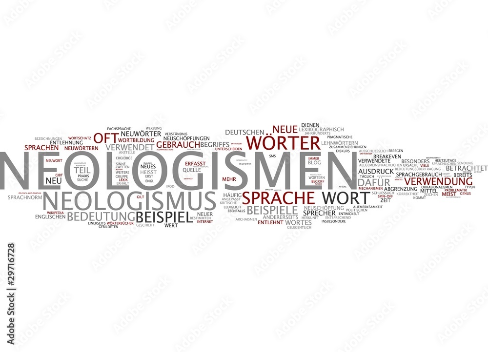Stock-Illustration „Neologismus“ | Adobe Stock