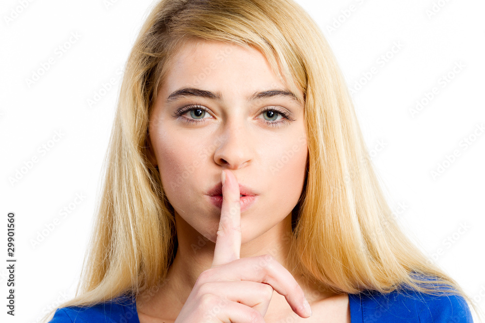 Stock-Foto „bitte leise sein“ | Adobe Stock