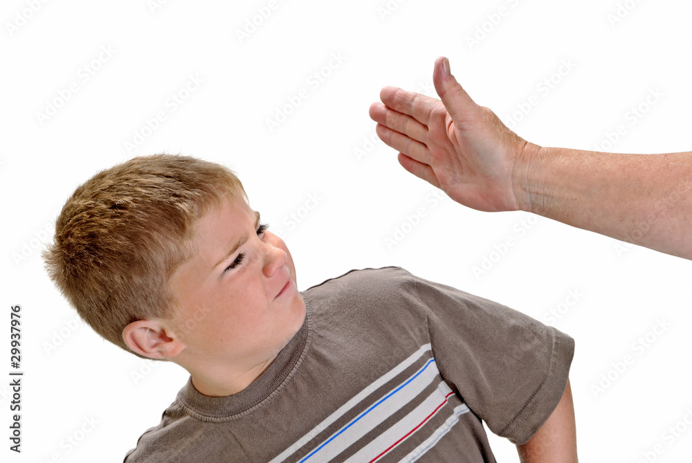 Foto de Stock Slapping a Child | Adobe Stock