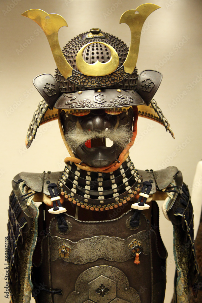 Japanese samurai suit of armour Stock Photo | Adobe Stock