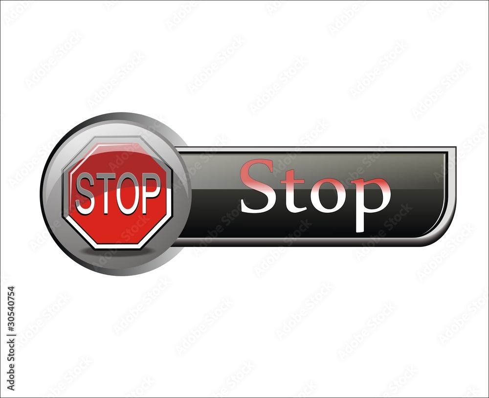Logo_stop Stock Vector | Adobe Stock
