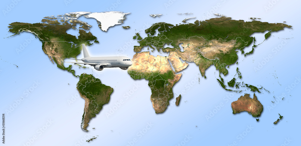 Hi detail real world map with territorial countries fragmentatio Stock ...