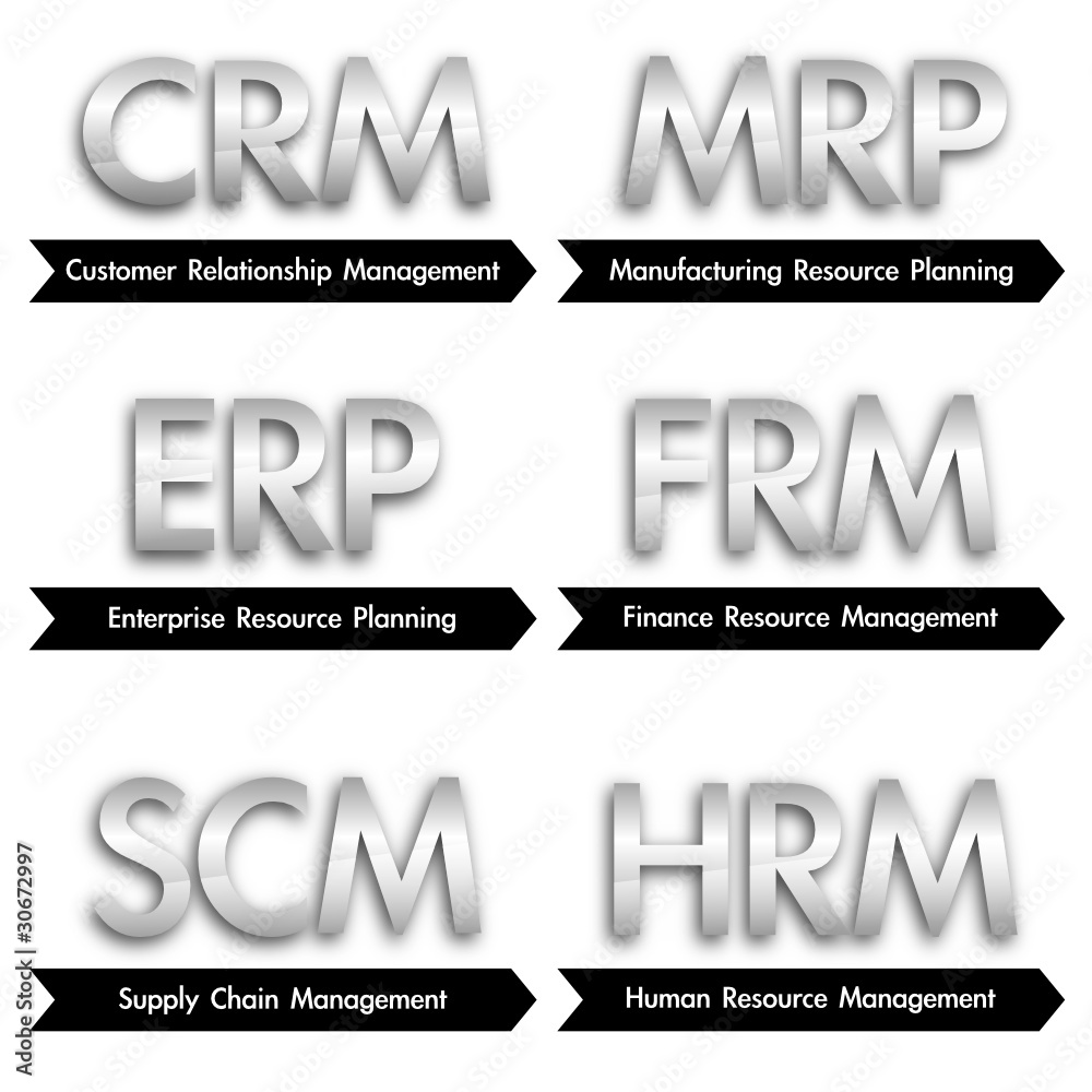crm, erp, scm, mrp, frm, hrm (acronyms) Stock Vector | Adobe Stock crm, erp, scm, mrp, frm, hrm (acronyms) Stock Vector | Adobe Stock