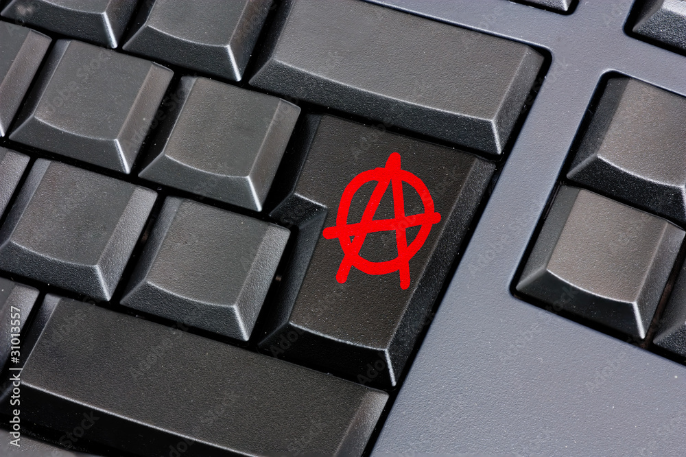 anarchy key Stock Photo | Adobe Stock