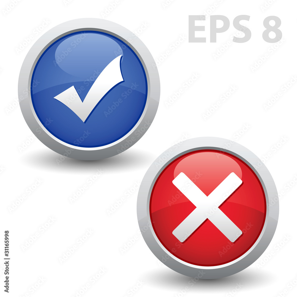 Check mark. Vector EPS version 8. Stock Vector | Adobe Stock