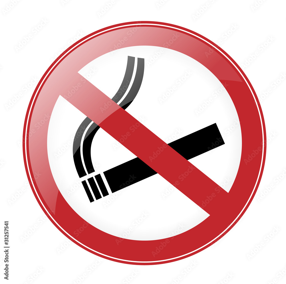 Stock-Vektorgrafik „Rauchverbot Schild Rauchfrei“ | Adobe Stock