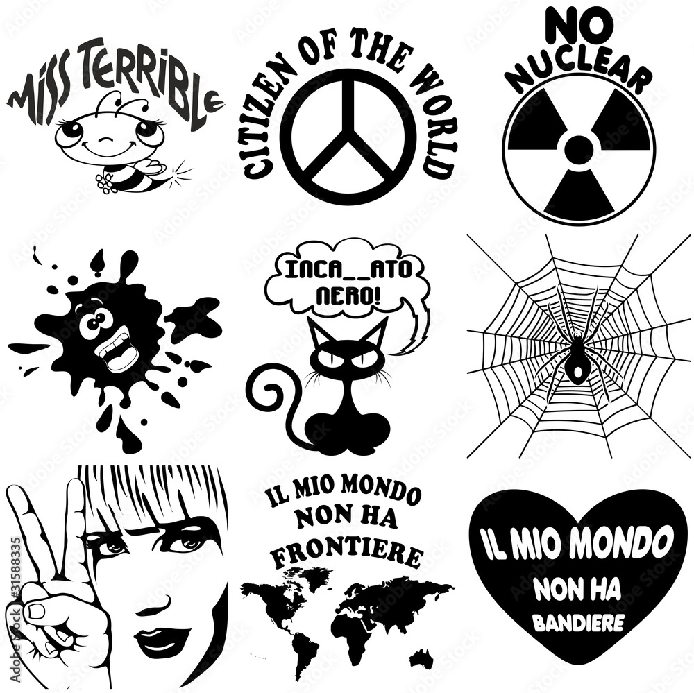 Logo Simbolo Slogan e Clip Art-Symbols and Signs-Vector Stock Vector ...