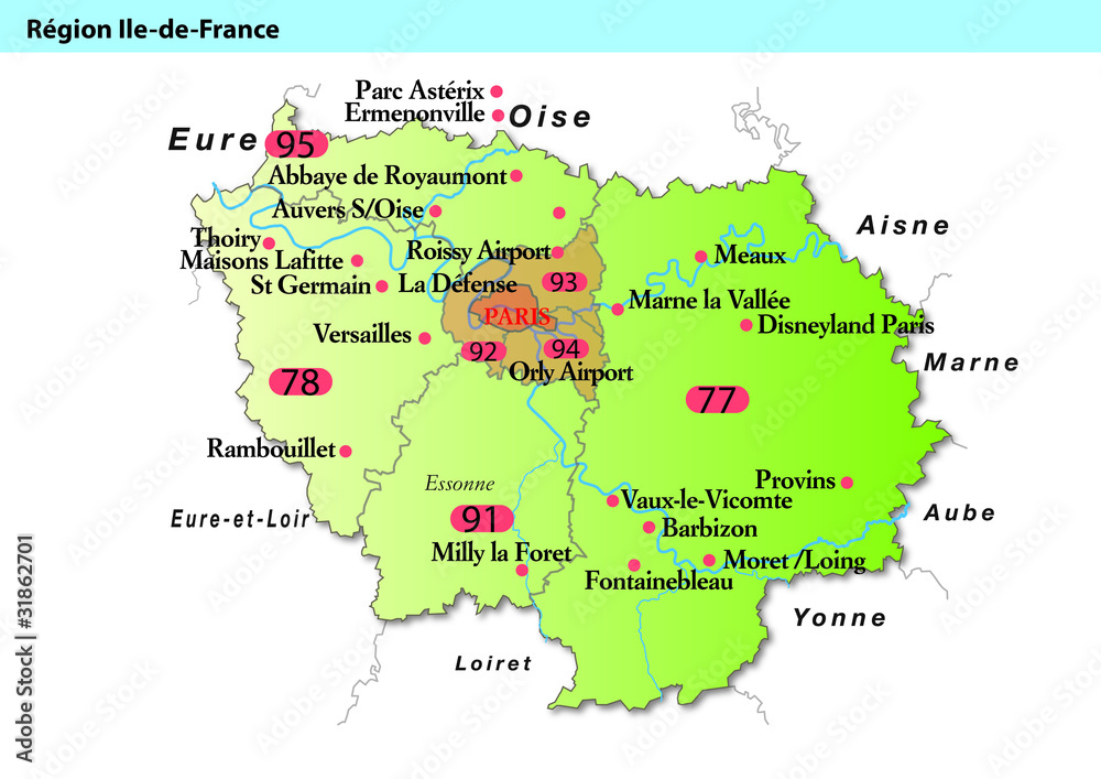 Essonne Carte Cœur D'Essonne 4580 Bus Paris Île De France