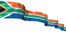South African Flag On A Ribbon Free Stock Photo - Public Domain Pictures