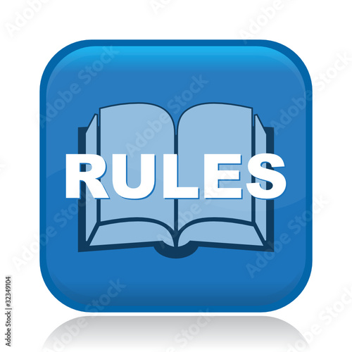 RULES ICON Stock Vector | Adobe Stock