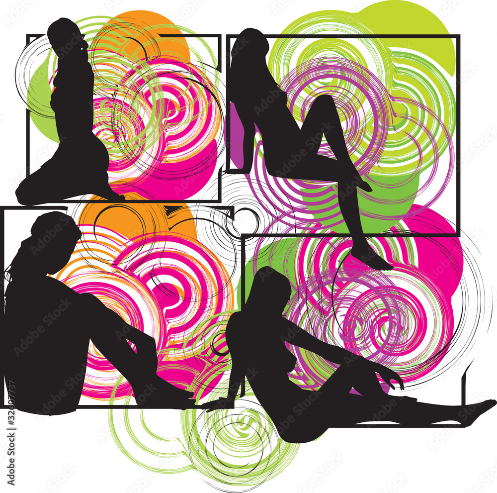 Sexy Girls Illustration Stock Vector Adobe Stock 6319