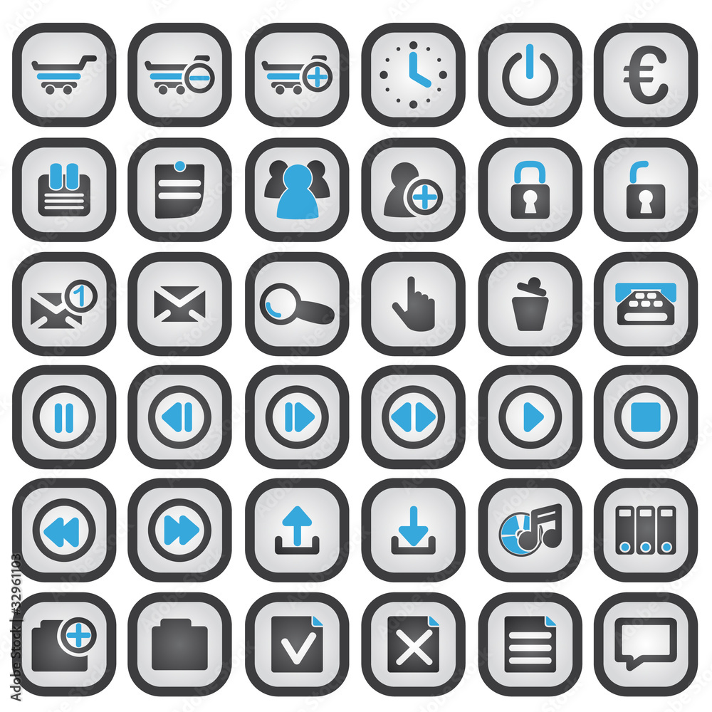 Vector Icons Stock Vector Adobe Stock