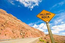 Rock Slide Sign Free Stock Photo - Public Domain Pictures