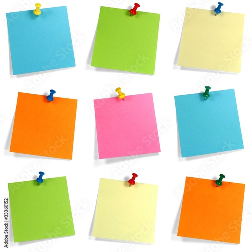 Buntes Notizzettel Set – kaufen Sie dieses Foto und finden Sie ähnliche ...