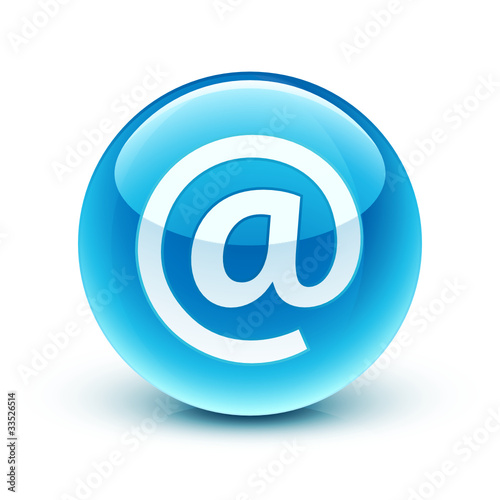 icône arobase / at sign icon Vecteur Stock | Adobe Stock