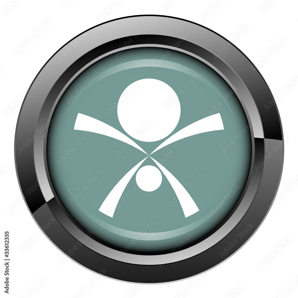 Picto, internet, bouton, réunion, symétrie, groupe, collectif Stock ...