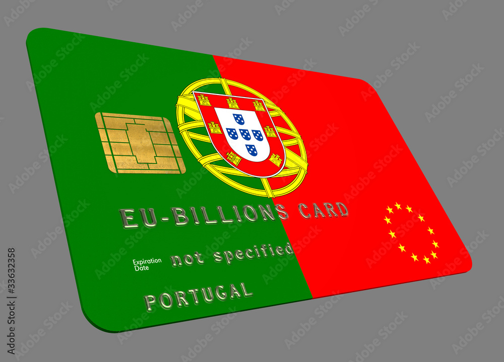 Stock-Foto „Portugal EURO Credit Card“ | Adobe Stock