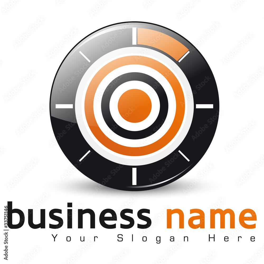 logo cible Stock Vector | Adobe Stock