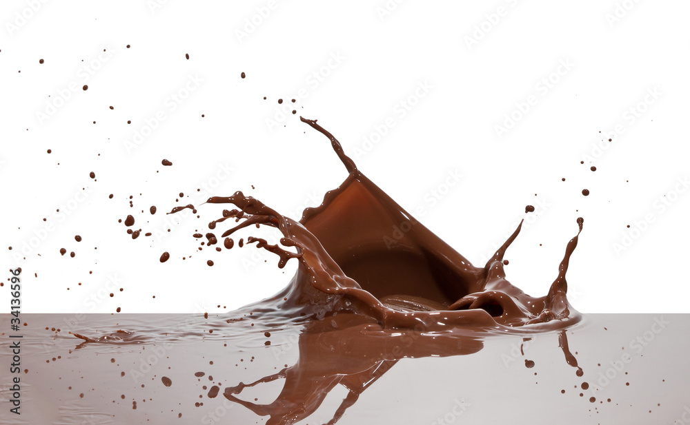 chocolate splash Stock Photo | Adobe Stock