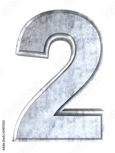 Zahl 2 Stock-Illustration | Adobe Stock
