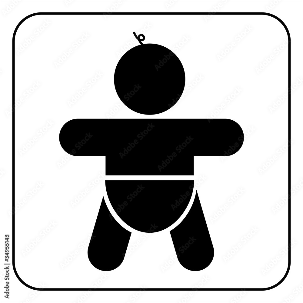 Stock-Vektorgrafik „baby symbol , vector“ | Adobe Stock