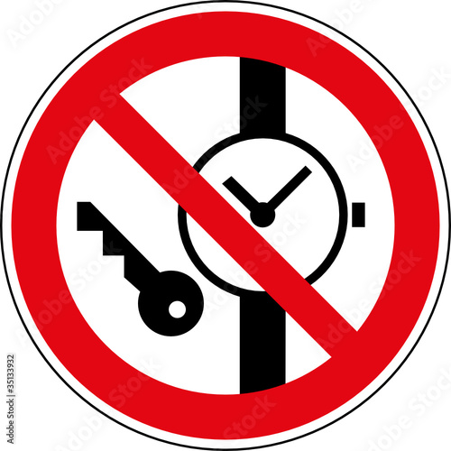 Schmuck Verboten Piktogramm _ Die Bedeutung verschiedener ...