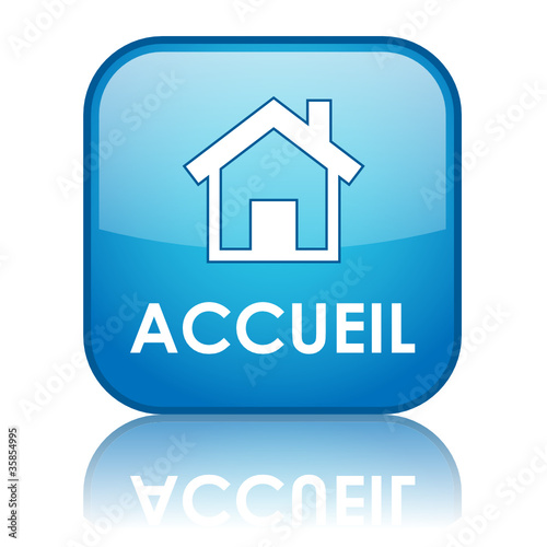 Vecteur Stock Bouton Web "ACCUEIL" (bienvenue page d’accueil site ...