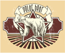 Vintage Polar Bear Clipart Free Stock Photo - Public Domain Pictures