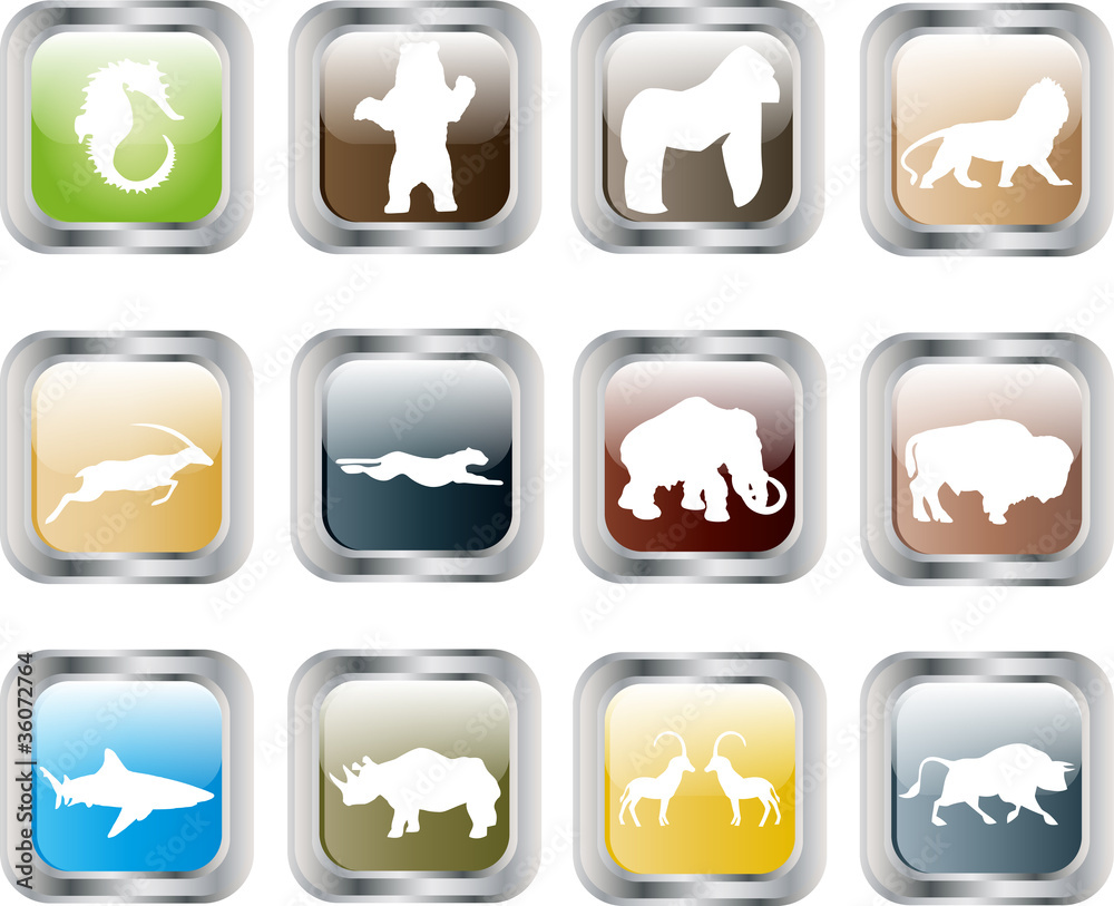 Tiere, Logos, Zeichen, Symbole, Design, Elements Stock Vector | Adobe Stock