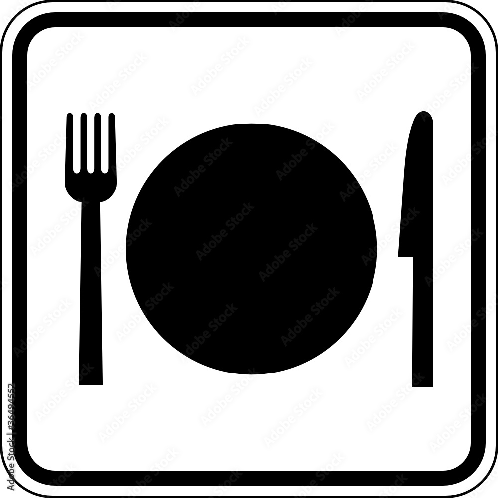 Essen Symbol Plate Free Food And Restaurant Icons