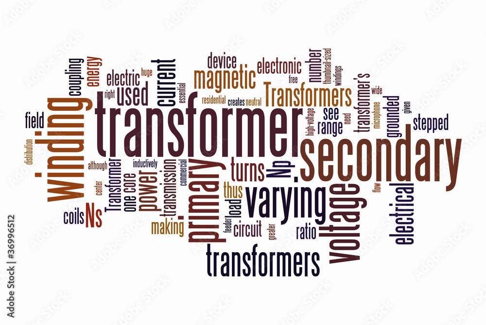 electrical transformer word clouds Stock Illustration | Adobe Stock