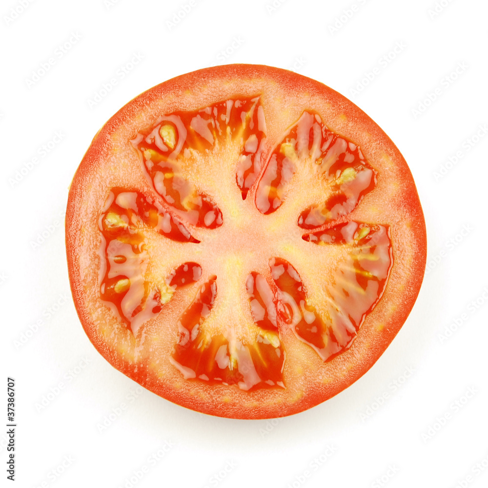 Stock-Foto „Scheibe Tomate“ | Adobe Stock