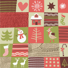 Christmas Quilt Background Free Stock Photo - Public Domain Pictures