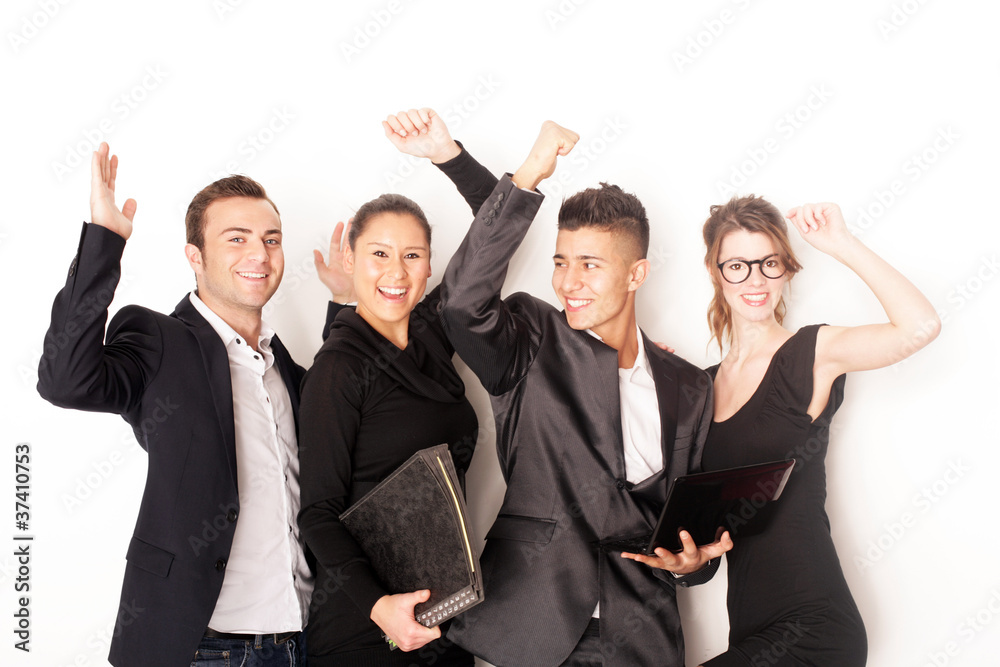 Erfolg im Team Stock Photo | Adobe Stock