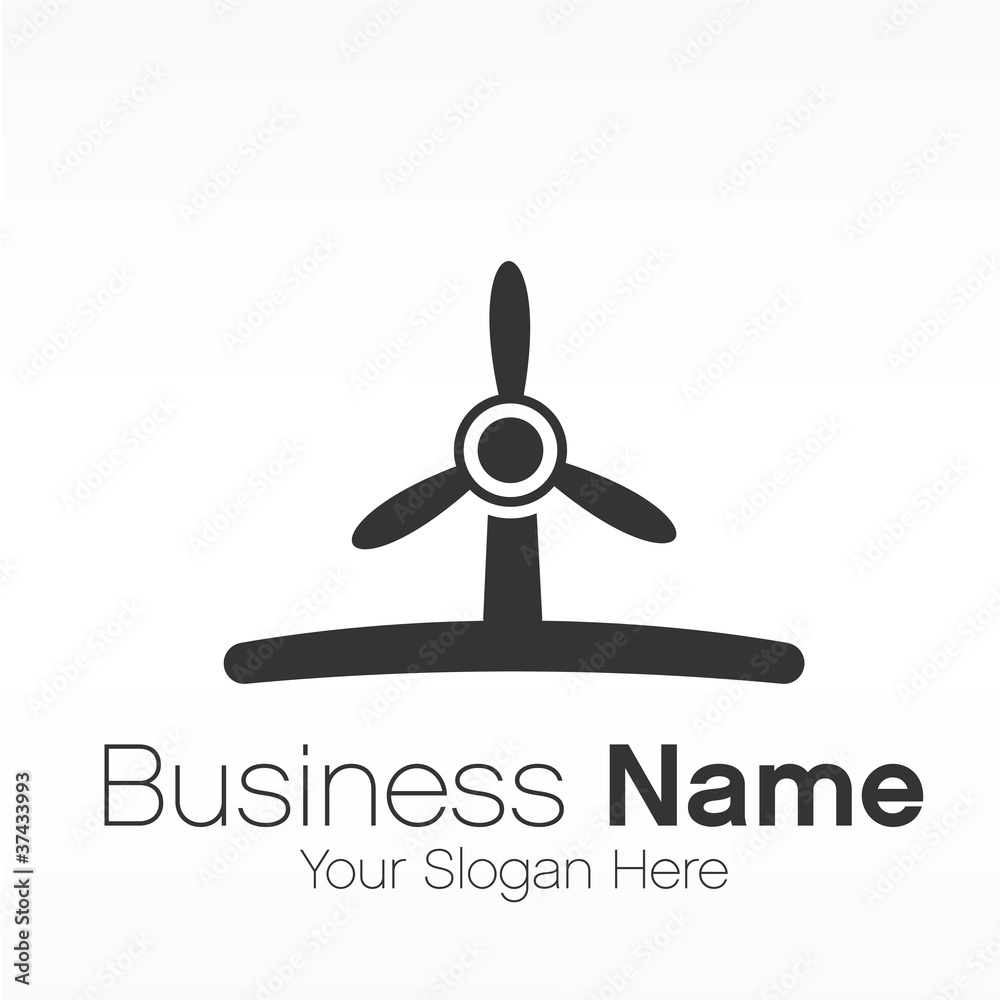 logo éolienne Stock Vector | Adobe Stock