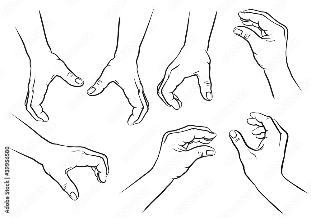 Greifende Hände, Verschiedene - Stock - GamesAgeddon