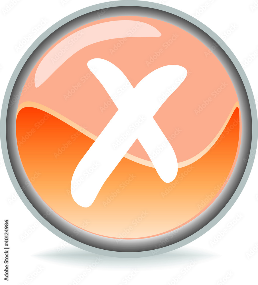 Simbolo x Stock Vector | Adobe Stock