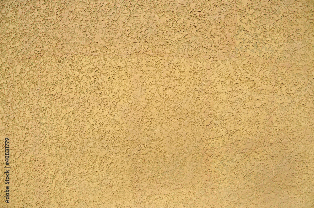 Yellow Stucco Wall Background Stock Photo | Adobe Stock