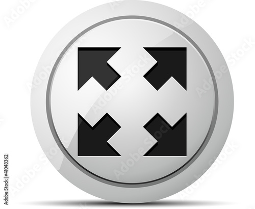 Full Screen button - Buy this stock vector and explore similar vectors ...