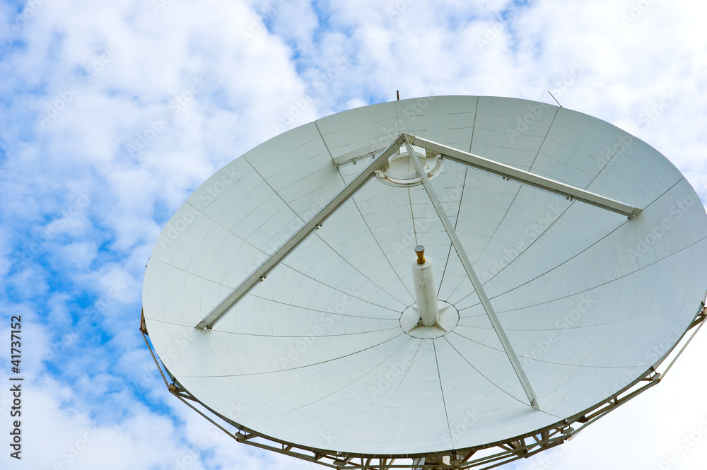 parabolic reflector antenna Stock Photo | Adobe Stock