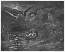 The Baby Moses. Nile River Free Stock Photo - Public Domain Pictures