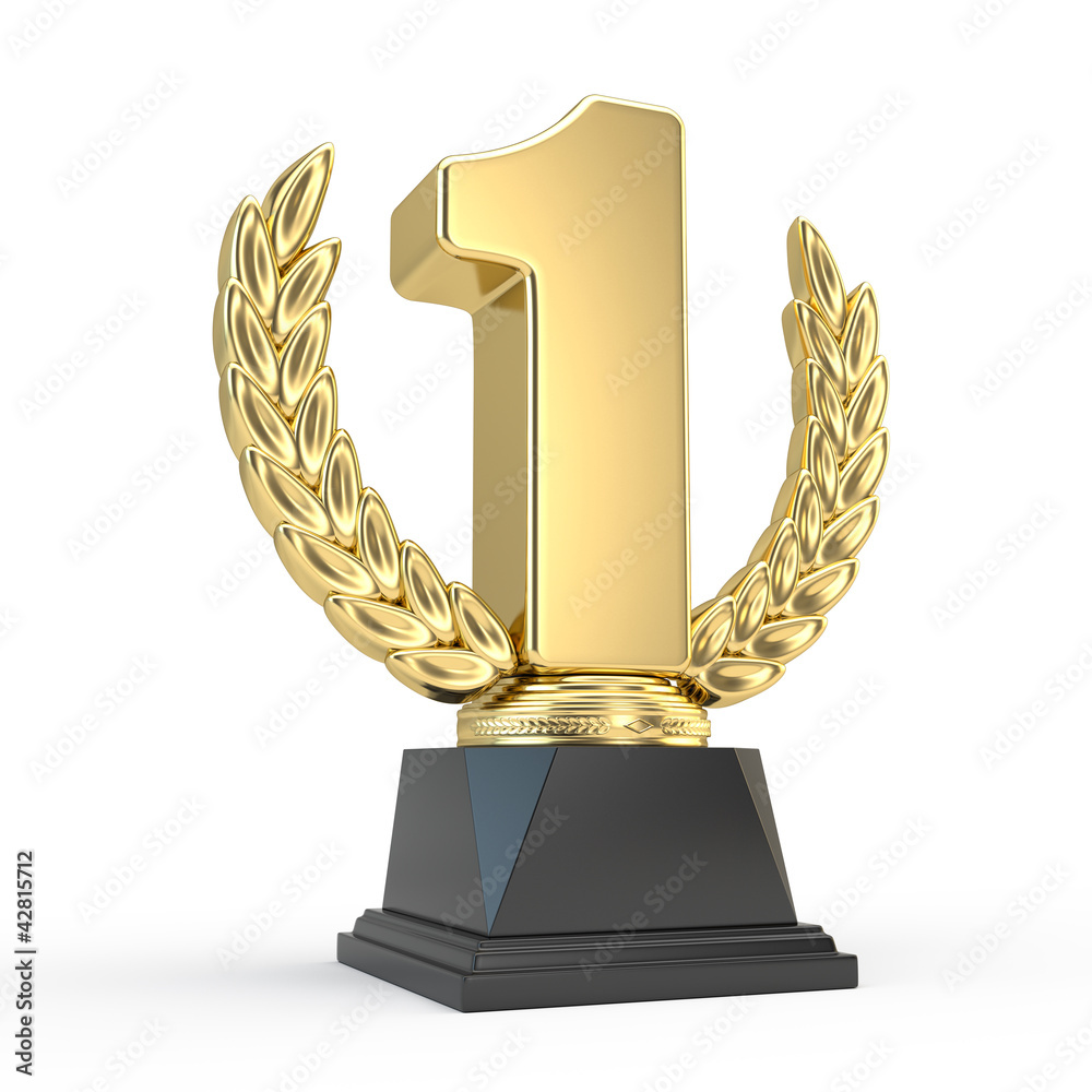 First place trophy cup Stock Illustration | Adobe Stock