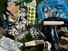 Discarded Soiled Plastic Wrappers Free Stock Photo - Public Domain Pictures