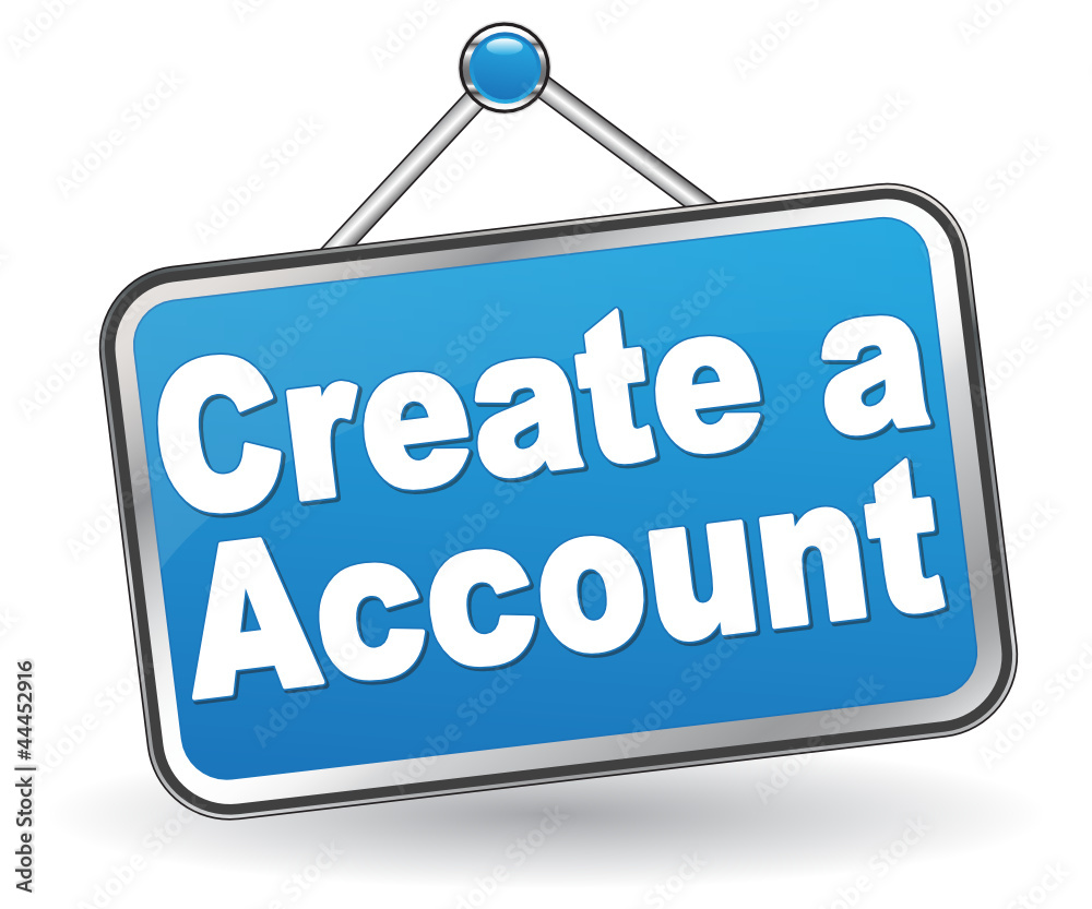 CREATE ACCOUNT ICON Stock Vector | Adobe Stock