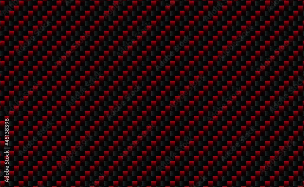 Red carbon fiber pattern Stock Vector | Adobe Stock