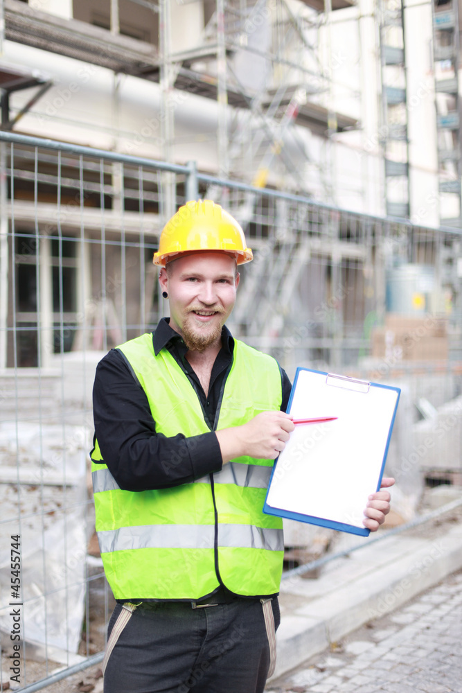 Bauarbeiter auf der Baustelle Stock Photo | Adobe Stock
